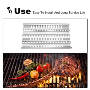 Clivimi 18” Grill Heat Plates Shield Grill Burners Radiant Tray for DCS Grills 27DBQR, DCS 36 BGB36-BQARL, DCS 48 BGB48-BQARL, DCS 30 BGB30-BQR-L, Dynamic Cooking Systems Gas Grill Replacement Parts