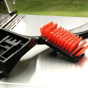 Char-Broil 8666894 SAFER Replaceable Head Nylon Bristle Grill Brush with Cool Clean Technology, One Size