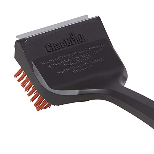 Char-Broil 8666894 SAFER Replaceable Head Nylon Bristle Grill Brush with Cool Clean Technology, One Size