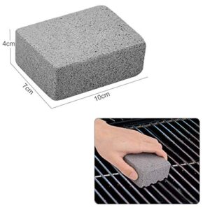 Kelfuoya Grill Cleaning Bricks Ecological Barbecue Cleaning Blocks Grill Stones De-Scaling Grill Cleaning Bricks Magic Stones Griddle Cleaning Blocks,10 Pack