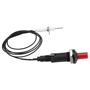 Piezo Igniter Spark Ignition Set, Type of 1 Out 2 Propane Push Button Igniter with Electrode Resistance Wire for Grill, Camping, Fireplace, Gas, Stove, Oven, Heater