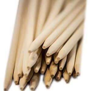 Perfect Stix Semi- Pointed Corn Dog Stick Skewers 8.5" x 3/16" (Pack of 125)