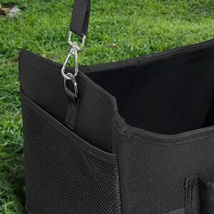 Favfully Carry Griddle Caddy, Cook Grilling Caddy, Picnic Basket Storage Bag for Griddle/BBQ Organizer Store All Your Grill Tools Accessories in One Place