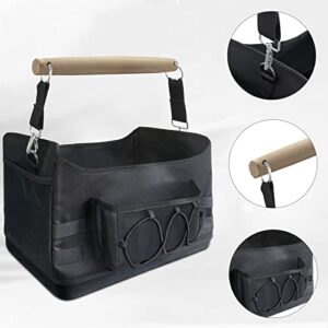 Favfully Carry Griddle Caddy, Cook Grilling Caddy, Picnic Basket Storage Bag for Griddle/BBQ Organizer Store All Your Grill Tools Accessories in One Place