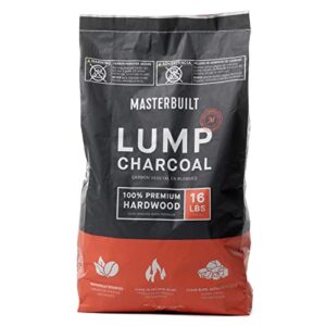 masterbuilt mb20091621 lump charcoal 16 pound, black