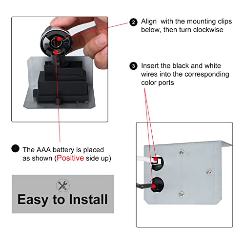 Apromise 67847 Grill Igniter Replacement - Durable Grill Igniters for Weber Genesis 300 Series E/S/EP/CEP 310 320 Grills (2008-2010) with Side-Control | Replacement 81315, 1819-51 Igniter, 2 Outlets