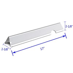 Folocy 17” Grill Flavorizer Bars for 66797, 66033 Weber Genesis II E-410 Grill Models, Stainless Steel Flavor Bars BBQ Gas Grill Replacement Parts Gas Grill Accessories, Genesis 2 E 410 Repair Kit