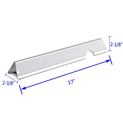 Folocy 17” Grill Flavorizer Bars for 66797, 66033 Weber Genesis II E-410 Grill Models, Stainless Steel Flavor Bars BBQ Gas Grill Replacement Parts Gas Grill Accessories, Genesis 2 E 410 Repair Kit