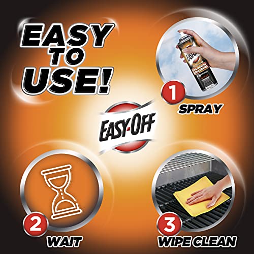 Easy Off 6233887981 14.5 oz Aerosol Can Easy-Off BBQ Grill Cleaner