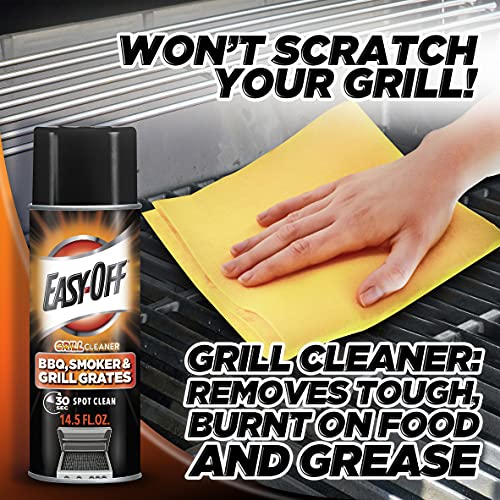 Easy Off 6233887981 14.5 oz Aerosol Can Easy-Off BBQ Grill Cleaner