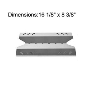 Htanch SN6431 (3-Pack) SA6431 (3-Pack) 16 1/8" Heat Plate and Burner Replacement for Members Mark BQ05046-6, BBQ Pro BQ05041-28, BQ51009 Outdoor Gourmet B09SMG1-3F, BQ05037-2, BQ05046-6A, BQ06042-1