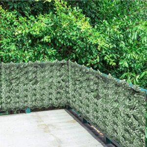 GUANGLU Artificial Leaf Screening, Ivy Leaf Screening, Artificial Hedge Fence and Faux Ivy Vine Leaf Decoration for Outdoor Decor, Garden