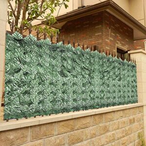 GUANGLU Artificial Leaf Screening, Ivy Leaf Screening, Artificial Hedge Fence and Faux Ivy Vine Leaf Decoration for Outdoor Decor, Garden