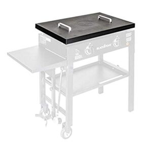 Blackstone 28 inch Outdoor Flat Top Gas Grill Griddle Station - 2-burner - Propane Fueled - Restaurant Grade - Professional Quality & 5003 28" Griddle Hard Cover, 28 Inch, Black