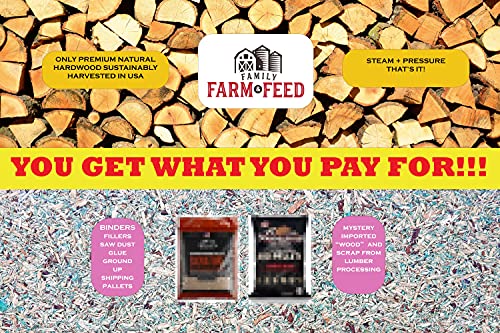 FAMILY FARM AND FEED | Hardwood Natural BBQ Grill Smoke Bake | Oak | Pellets | 4 Pound Pel Bag