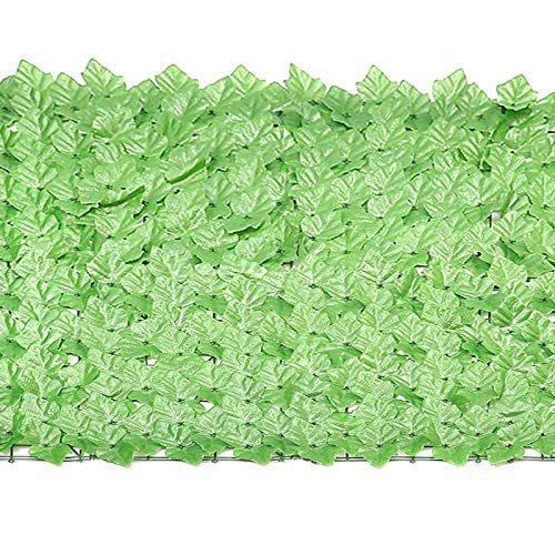 GUANGLU Artificial Leaf Screening, Ivy Leaf Screening, Artificial Hedge Fence and Faux Ivy Vine Leaf Decoration for Outdoor Decor, Garden