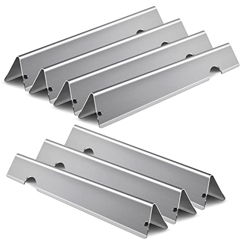 Meyafiny Replacement Flavorizer Bars for Weber 66033, 66796, 66030, Weber Genesis II Series, II S 435, II LX E/S-440, II E/S 410, Heat Deflectors Stainless Steel Kits(66030-7)