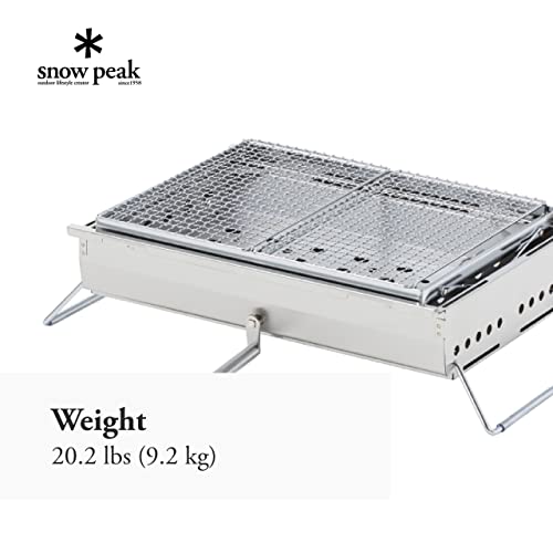 Snow Peak - Iron Grill Table BBQ Box - Large