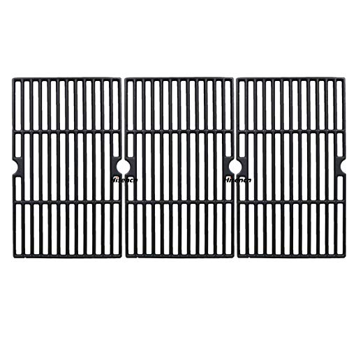 Hisencn Grill Burner Tube, Heat Plates, Grill Grates Repair kit Replacement for Dyna Glo DGF510SBP, Backyard, Uniflame Gas Grills