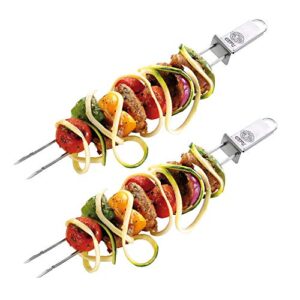 gefu 15420 stainless steel barbecue skewers twinco, 2-piece set