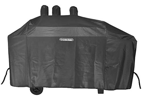 Cloakman Grill Cover 8080 fits Char-Griller Triple Play 93560 and Duo 5050 Double Play 5650 with Side Fire Box