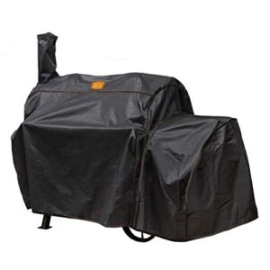 oklahoma joe’s highland offset smoker cover, black