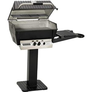 broilmaster h3 grill package, includes 26-inch patio post with base and side shelf natural gas