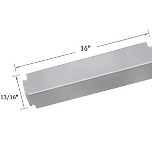 Htanch SN3321 (4-Pack) SA5591(4-Pack) 16" Heat Plates and Burner Replacement for Charbroil 463248108, 463260207, 463260707, 463261107, 463261607, 463268008, 463268606, 463268706, 466248108, 466268008