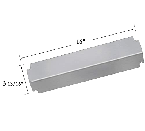 Htanch SN3321 (4-Pack) SA5591(4-Pack) 16" Heat Plates and Burner Replacement for Charbroil 463248108, 463260207, 463260707, 463261107, 463261607, 463268008, 463268606, 463268706, 466248108, 466268008