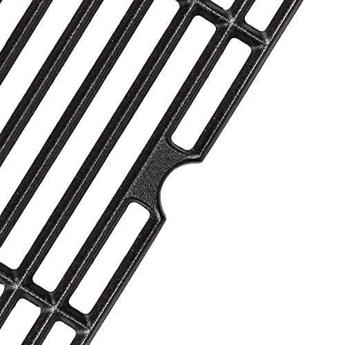 Uniflasy Cast Iron Cooking Grates for Dyna glo DGH450CRP DGH450CRP-D 4 Burner, DGH485CRP DGH474CRP 5 Burner Cooking Grid Replacement Part Kit