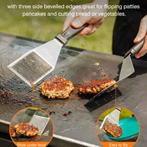 homenote Griddle Accessories Kit, Exclusive Griddle Tools Spatulas Set for Blackstone - 8 Pcs Commercial Grade Flat Top Grill Accessories - Great for Outdoor BBQ, Teppanyaki and Camping