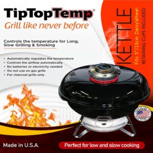 Tip Top Temp Attachable Grill Temperature Regulator (TTT-03 Kettle)