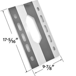 Grill Parts Gallery Replacement Kit for Nexgrill 720-0008-T, 720-0014, Virco 210001-LP, Costco 720-0070-LP & Sterling Forge Courtyard 2404 Gas Models - Includes 1 Burner & 1 Heat Plate