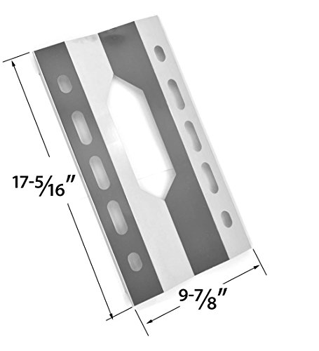 Grill Parts Gallery Replacement Kit for Nexgrill 720-0008-T, 720-0014, Virco 210001-LP, Costco 720-0070-LP & Sterling Forge Courtyard 2404 Gas Models - Includes 1 Burner & 1 Heat Plate