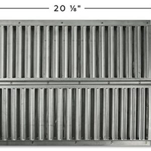 Music City Metals 99511 Stainless Steel Heat Plate Replacement for Select Ducane Gas Grill Models