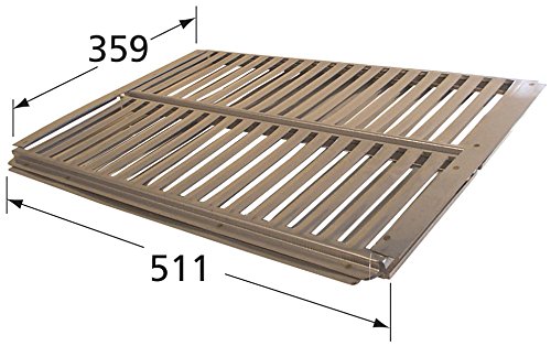 Music City Metals 99511 Stainless Steel Heat Plate Replacement for Select Ducane Gas Grill Models