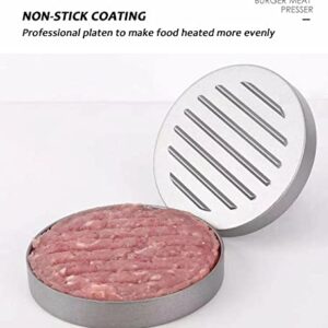 Burger Press 100 Patty Papers Set-Non-Stick Hamburger Press Patty Maker Mold for BBQ Barbecue Kitchen Grilling BPA Free