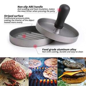 Burger Press 100 Patty Papers Set-Non-Stick Hamburger Press Patty Maker Mold for BBQ Barbecue Kitchen Grilling BPA Free