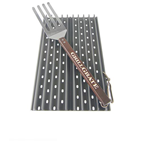 Set of Two 17.375" GrillGrates (interlocking) + GrateTool