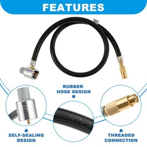 ETERMETA 12 PSI Pressure Regulator with 3 Feet Extended Propane Hose Adapter Replacement for Coleman Classic PowerPack, Tabletop, and More Propane Stove (NOT Replacement for Roadtrip Grill)