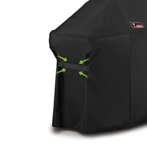 Kingkong 7109 Premium Grill Cover for Weber Summit 600-Series Gas Grills Including Grill Brush and Tongs