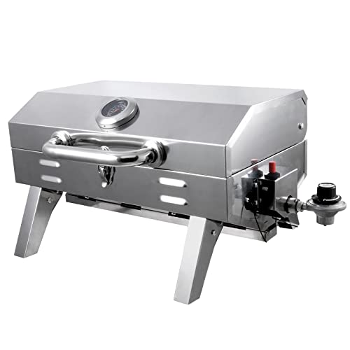 Marada Propane Propane Grill Stainless Steel 20,000 BTU Stainless Steel