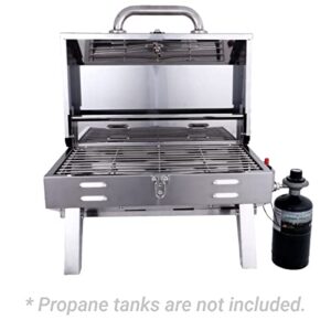 Marada Propane Propane Grill Stainless Steel 20,000 BTU Stainless Steel