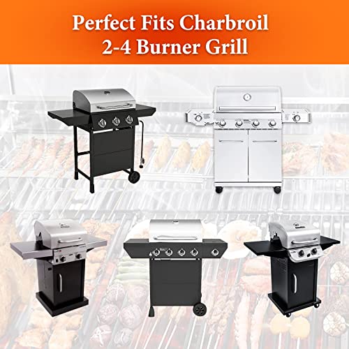 Utheer 13.4''-25.2'' Warming Rack for Charbroil Grill Replacement Parts 2&3&4 Burner 463347017 463376018P2 466347017 463625217 463371116 463673017 Stainless Steel Grill Adjustable Warming Grates