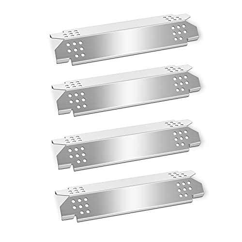 Damile 14.6" Grill Heat Plates Heat Shield Flame Tamer Burner Covers, BBQ Grill Replacement Parts for Nexgrill 720-0830H, 720-0864, 720-0888, 720-0888N, Members Mark 720-0882D, BBQ Pro 122.47207610