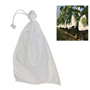 ANWUYANG 100Pcs Drawstring Style Grape Protect Bag, Fruit Protection Bags Mesh Bag, Agriculture Against Insect Pouch (Size : 240mm by 350mm)