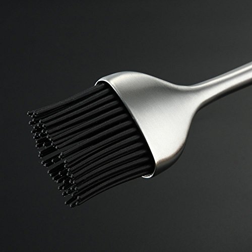 HQY 2 Pack Heavy-duty BBQ Basting Brush,12 Inch & 7 Inch-Great For BBQ Meat,Cakes And Pastries