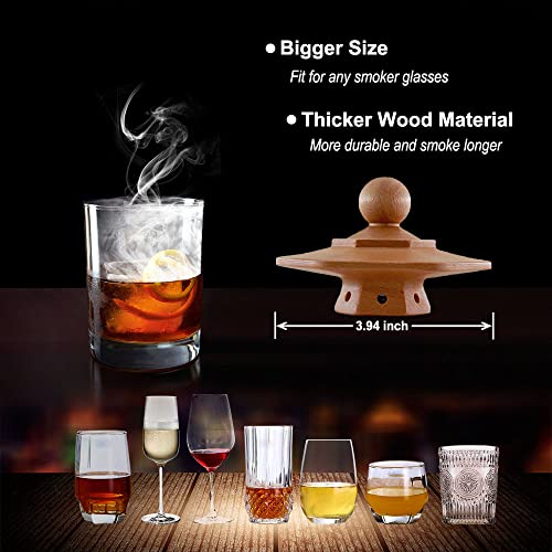 Cocktail Smoker Kit with Four Wood Chips for Whiskey,Drink,Bourbon Smoker Kit,Old Fashioned Smoker Kit