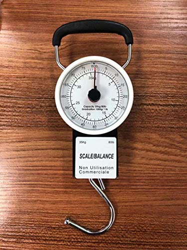 Grill Parts Zone Multi Purpose Portable Hand Held Scale Balance with Lift Indicator Perfect for Lifting a 5 lb Suitcase to 80 lbs Tank