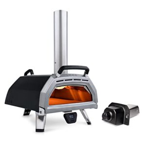 ooni karu 16 multi-fuel outdoor pizza oven + ooni karu 16 propane gas burner – outdoor pizza oven for authentic stone baked pizzas